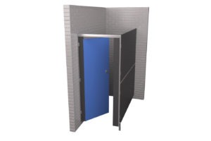 Single Changing Room Cubicle Set - Toilet Cubicle Warehouse