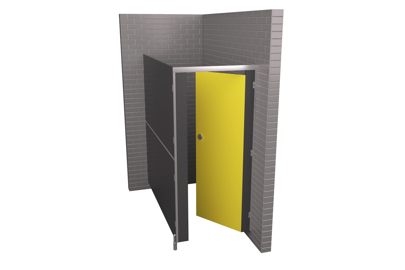 Single Toilet Cubicle Set - Toilet Cubicle Warehouse