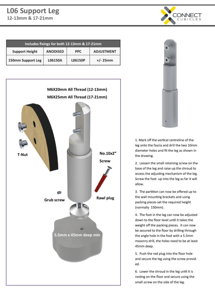 Instruction Manuals - Toilet Cubicle Warehouse